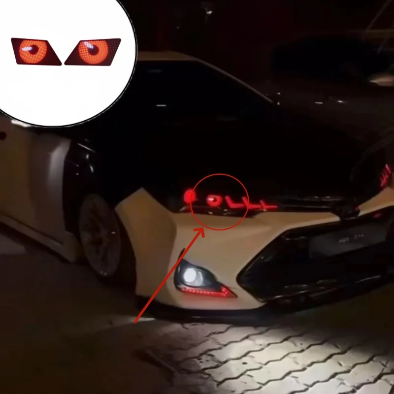 Car-Devil-Eyes-Light-Modification-Winking-Eye-Animation-Led-Display ...