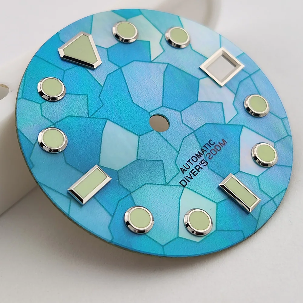 NH35 Dial New shell dial 28.5mm NH35 watch modification accessories NH ...