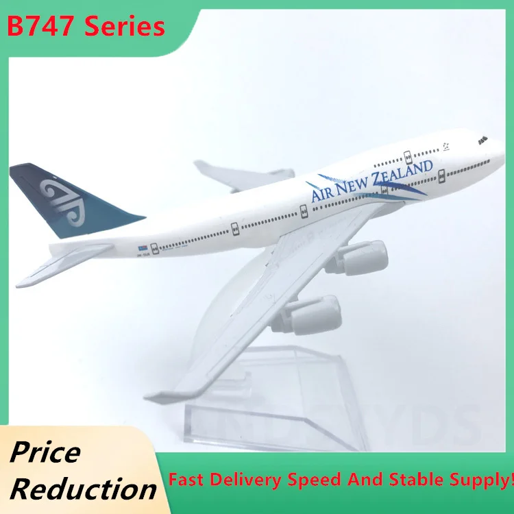 1/400 Scale Model Toy B747 Air New Zealand B-747 Aircraft Model ...