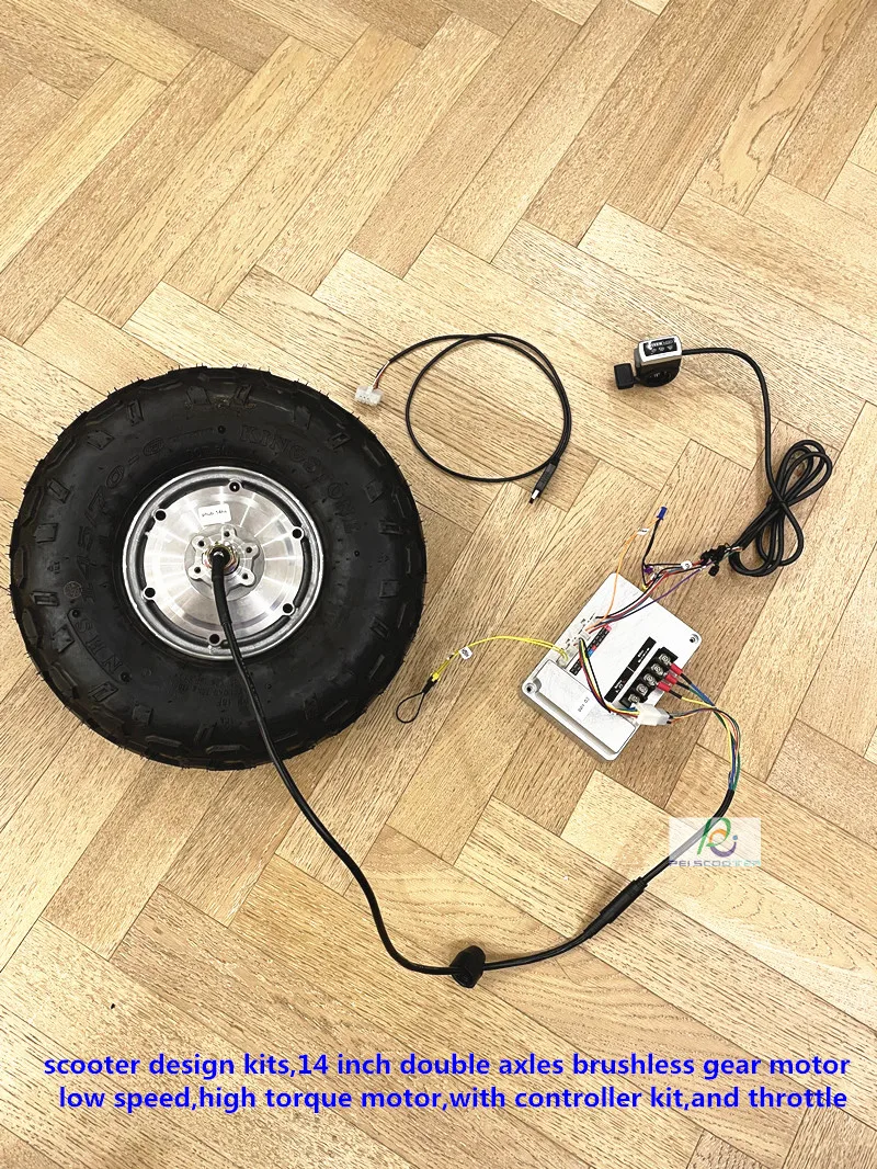 Kits-de-dise-o-de-Scooter-motor-de-engranaje-sin-escobillas-de-doble ...