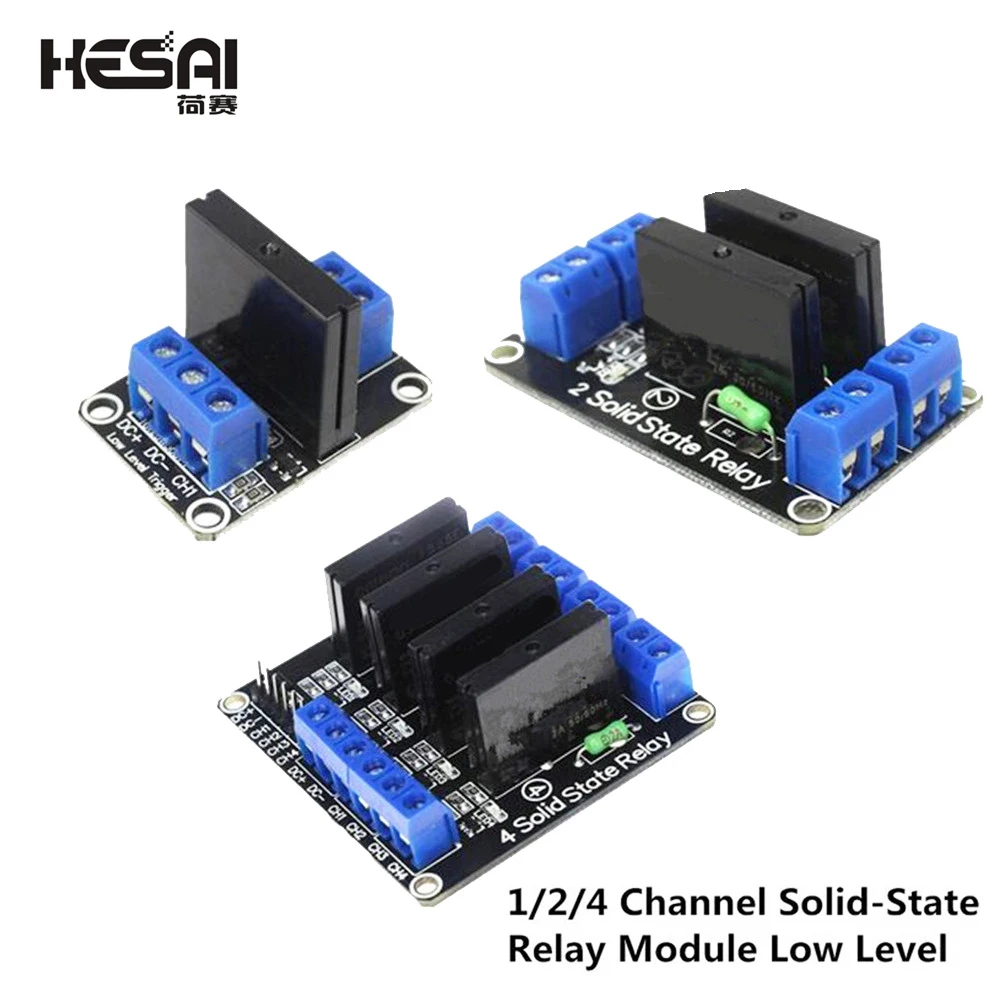 Smart Electronics Dc 5v 1/2/4 Channel Solid-state Relay Module Low ...