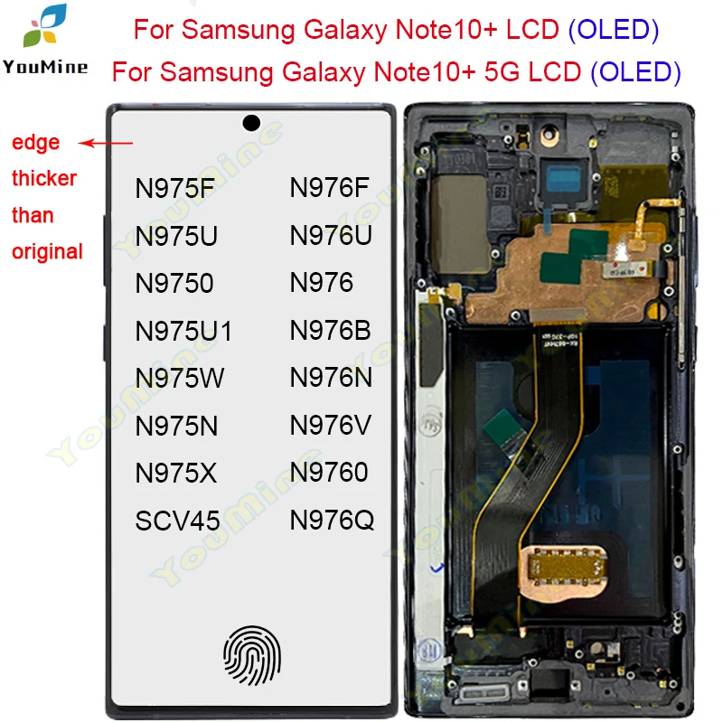 OLED-6-8-For-Samsung-Galaxy-Note-10-Plus-Lcd-N975X-SCV45-N975W-Display ...