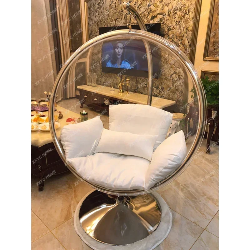 Bubble-Chair-Space-Acrylic-Hemisphere-Transparent-Rocking-Chair-Indoor ...