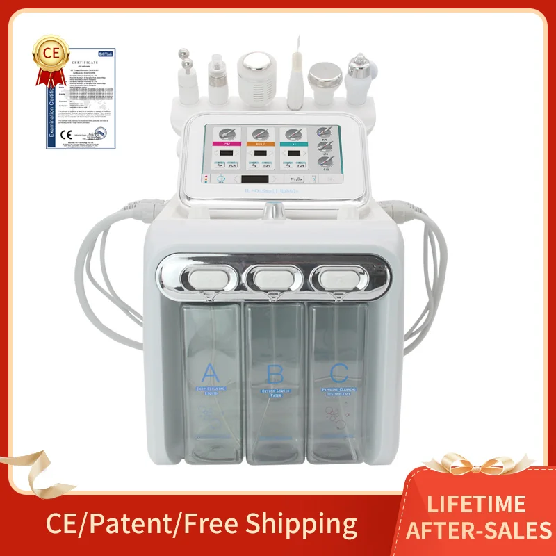 Hydroxide-Small-Bubble-Machine-Facial-Clean-6-NI-1-RF-Bio-lifting-Spa ...