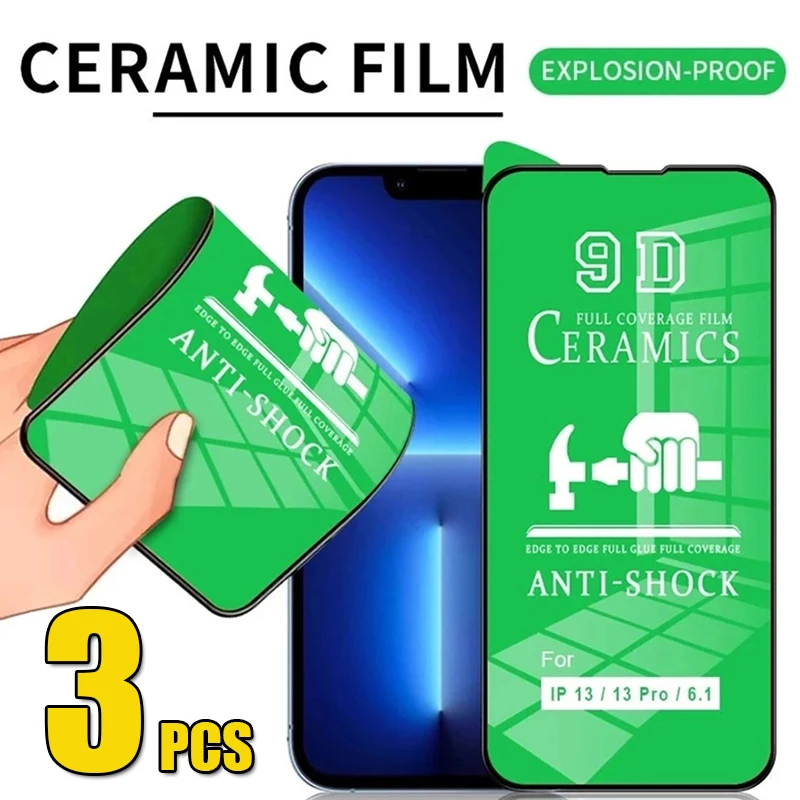3pcs-9D-Ceramics-Film-HD-Anti-Shock-Screen-Protector-Premium-Guard-For ...