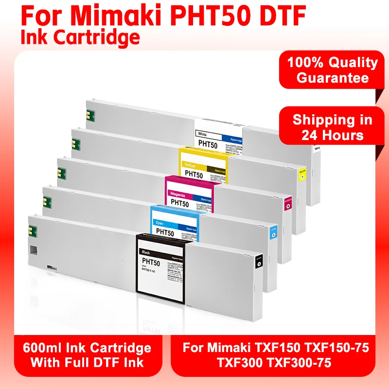 For MIMAKI PHT50 DTF Compatible Ink Cartridge With 600Ml DTF Ink for ...
