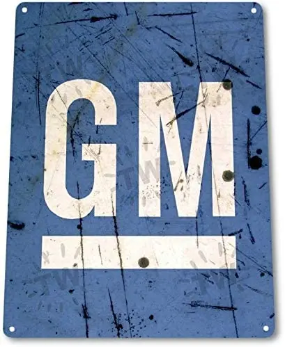 Wenyisign GM General Motors GMC Chevy Dealer Service Parts Retro Wall ...