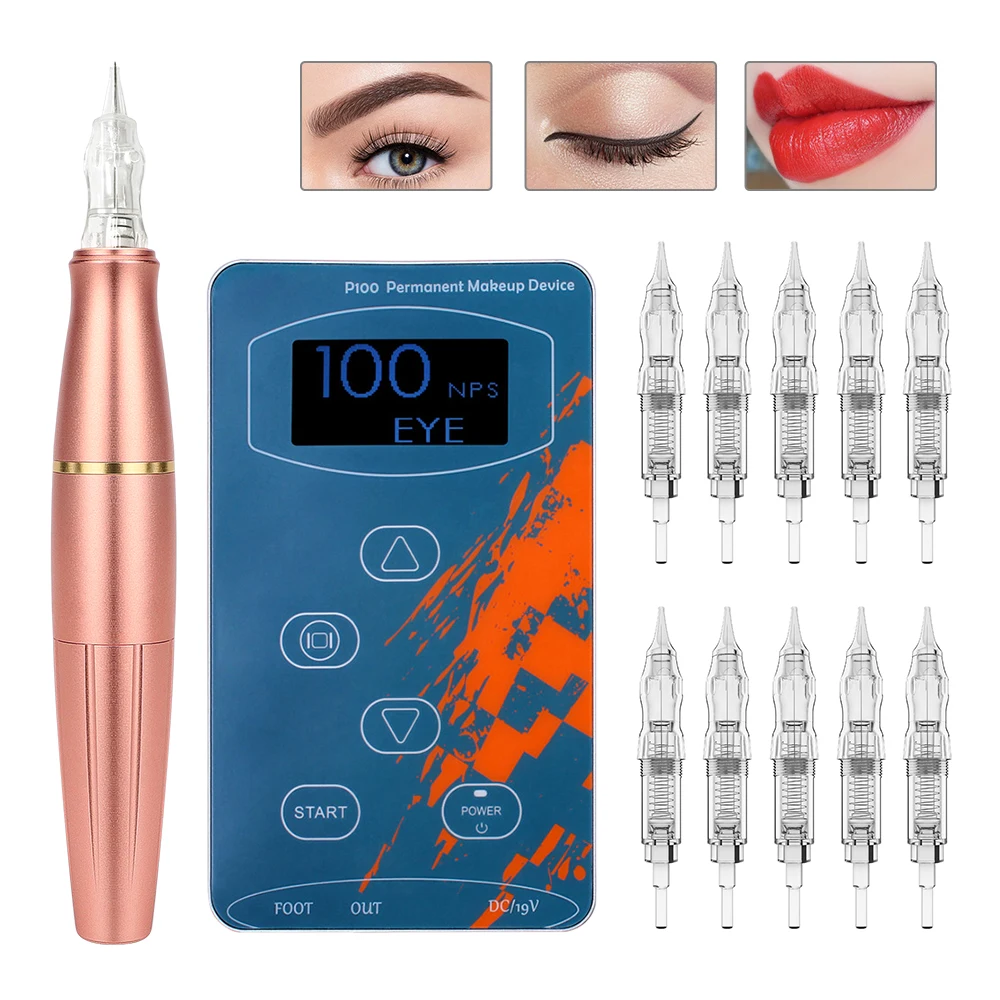 Professional Eyebrow Tattoo Machine P90 Pen For Permanent Make Up ...