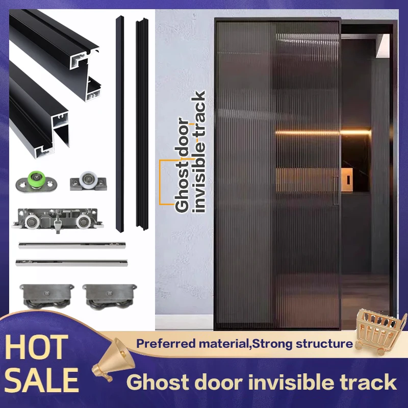 Ghost-Door-Trackless-Sliding-Door-Hanging-Rail-Sliding-Door-Bathroom ...