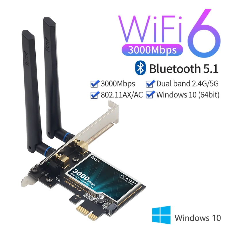 Pci Express Wifi Bluetooth Network Card | Wifi Bluetooth Pc Pci Express ...
