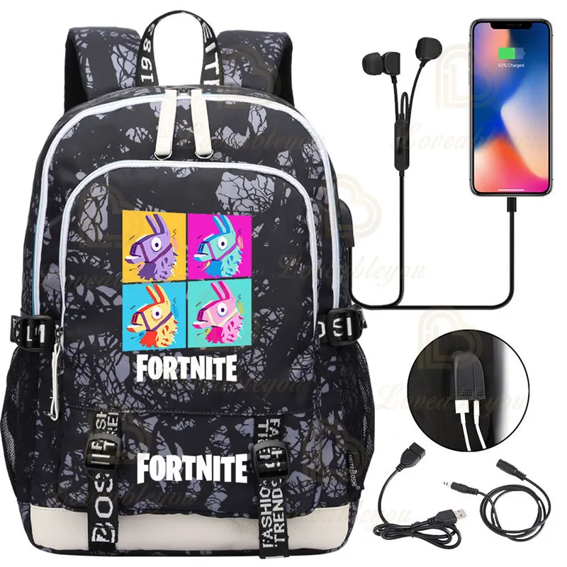 Peely Fortnite Battle Royale Theme Backpack With USB