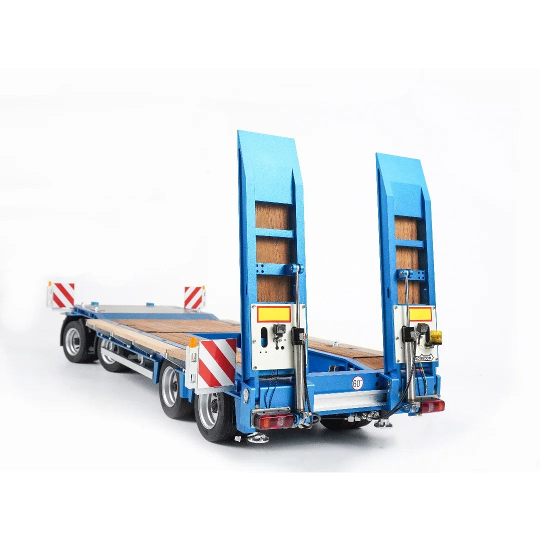4 Axels Metal 1/14 RC Hydraulic Full Trailer Remote Control Trailers ...