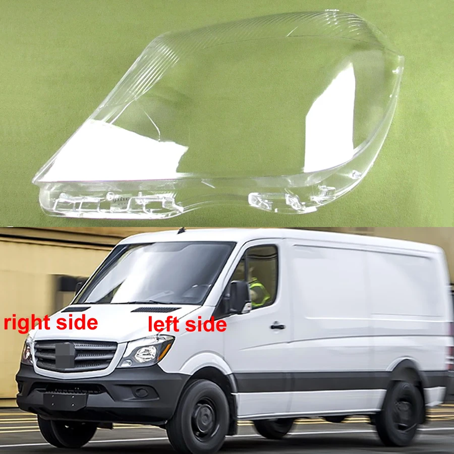 For-Mercedes-Benz-Sprinter-2016-2017-2018-Headlight-Lens-Cover-Lamp ...
