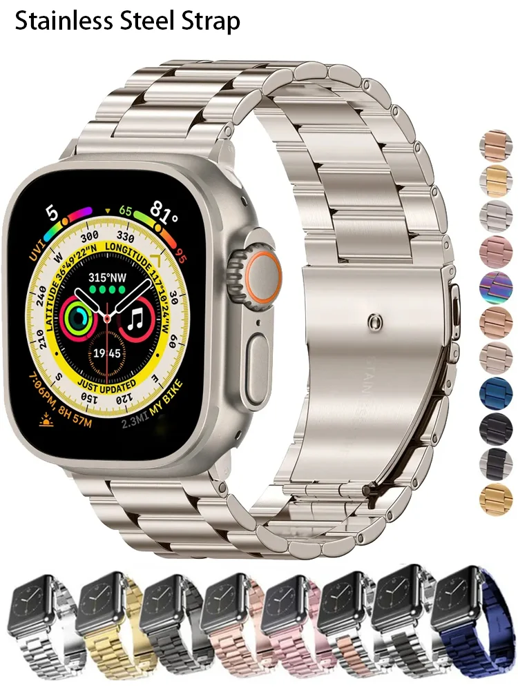 Metal-strap-For-Apple-watch-Ultra-49mm-8-7-45mm-41mm-42mm-44-mm ...