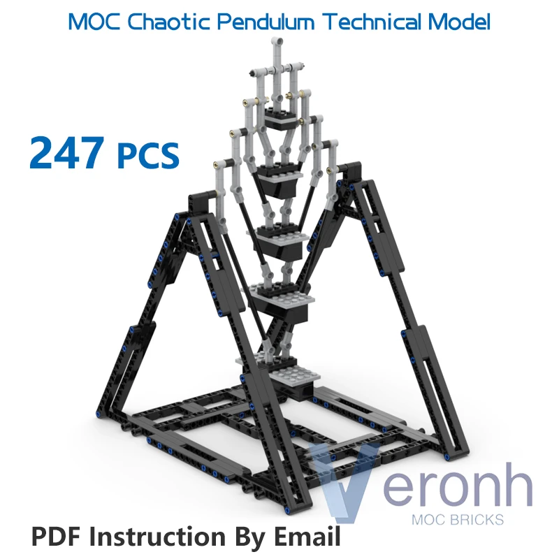 Linked Chaotic Pendulum Model Kit Building Blocks Moc Technical ...