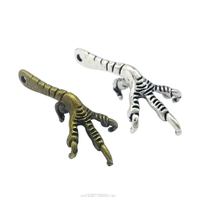 10Pieces Bird Claw Hanging Decors Easy Installation Jewelry Accessories ...