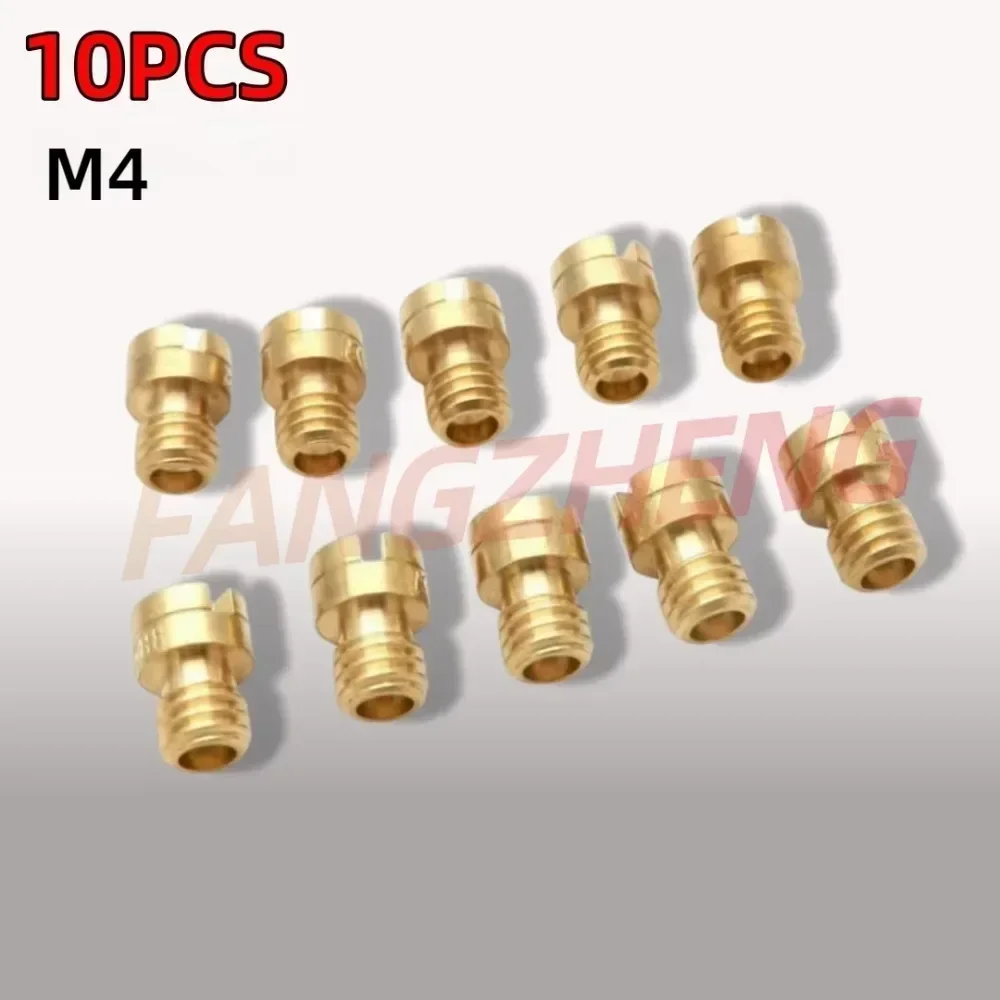 Pack of 10 Pieces 4mm Main Jet M4 for GY6 50cc 139QMB PZ19 Keihin OKO ...