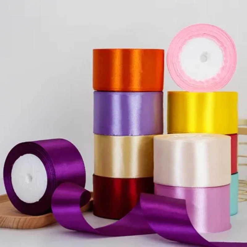 25-Yards-5cm-Wide-Solid-Stain-Ribbon-Fabric-Ribbons-for-Gift-Wrapping ...