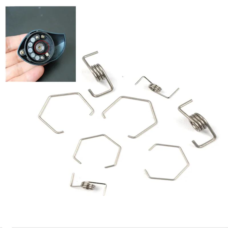 10PCS-Fishing-Reel-Wheel-Stopper-Spring-Stainless-Steel-Water-Drop ...