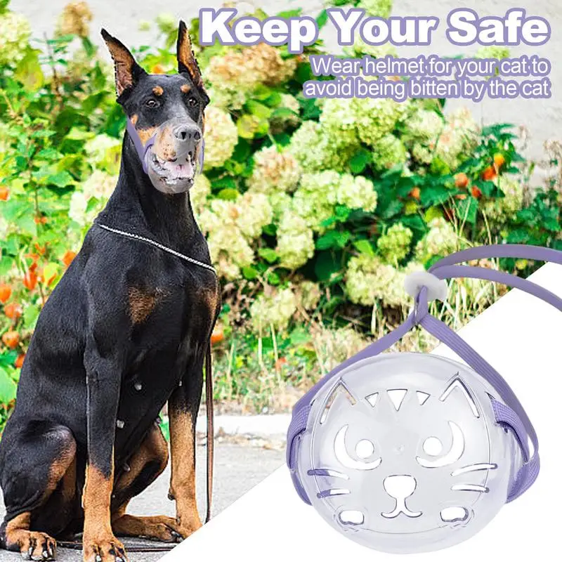 Breathable-Cat-Dog-Muzzle-Anti-bite-Grooming-Mask-Pet-Kitten-Mouth-Mask ...