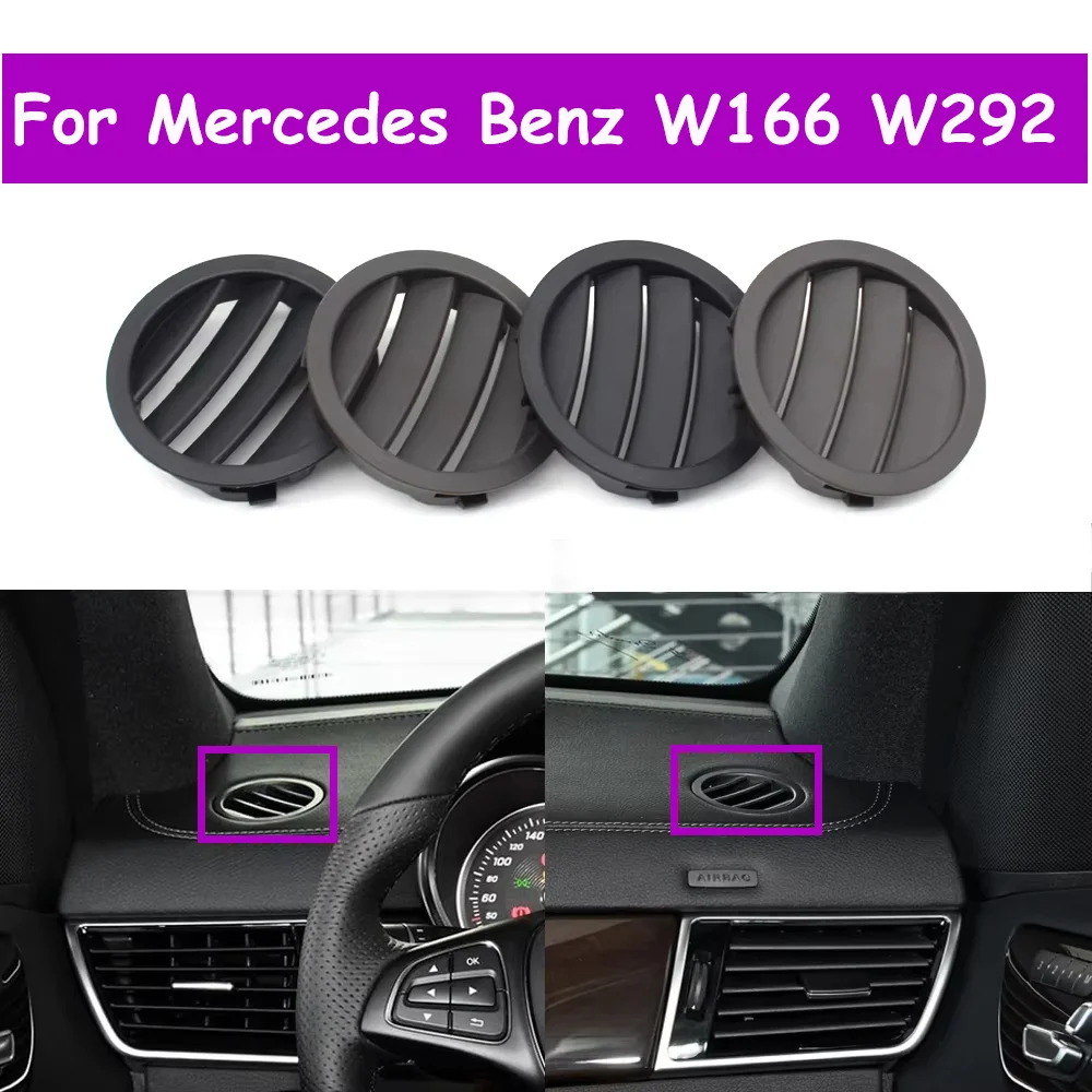 Car-Front-Dash-Air-Conditioner-Outlet-AC-Vent-Grille-Round-Cover-Panel ...
