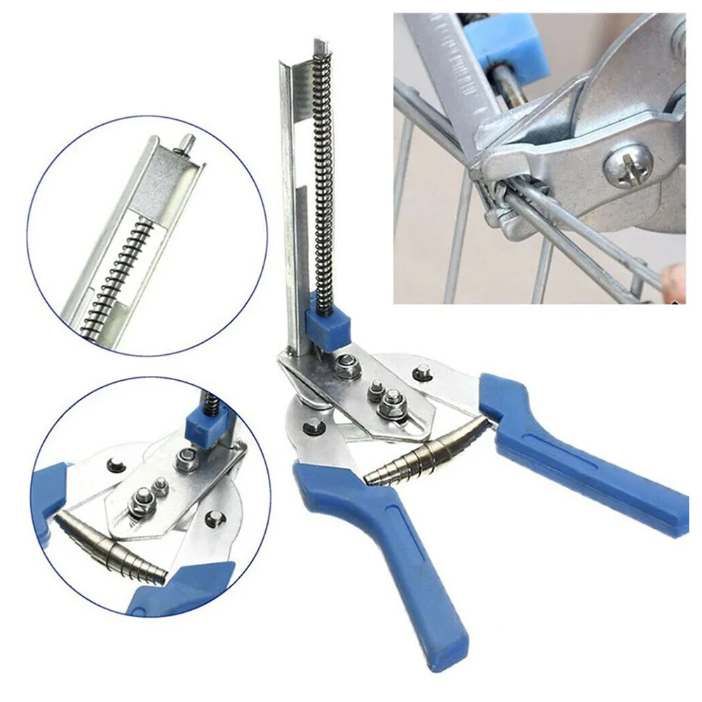 Animal-Cage-Ring-Plier-M-Type-Nailer-Wire-Ringer-Fastener-Stapler-With ...