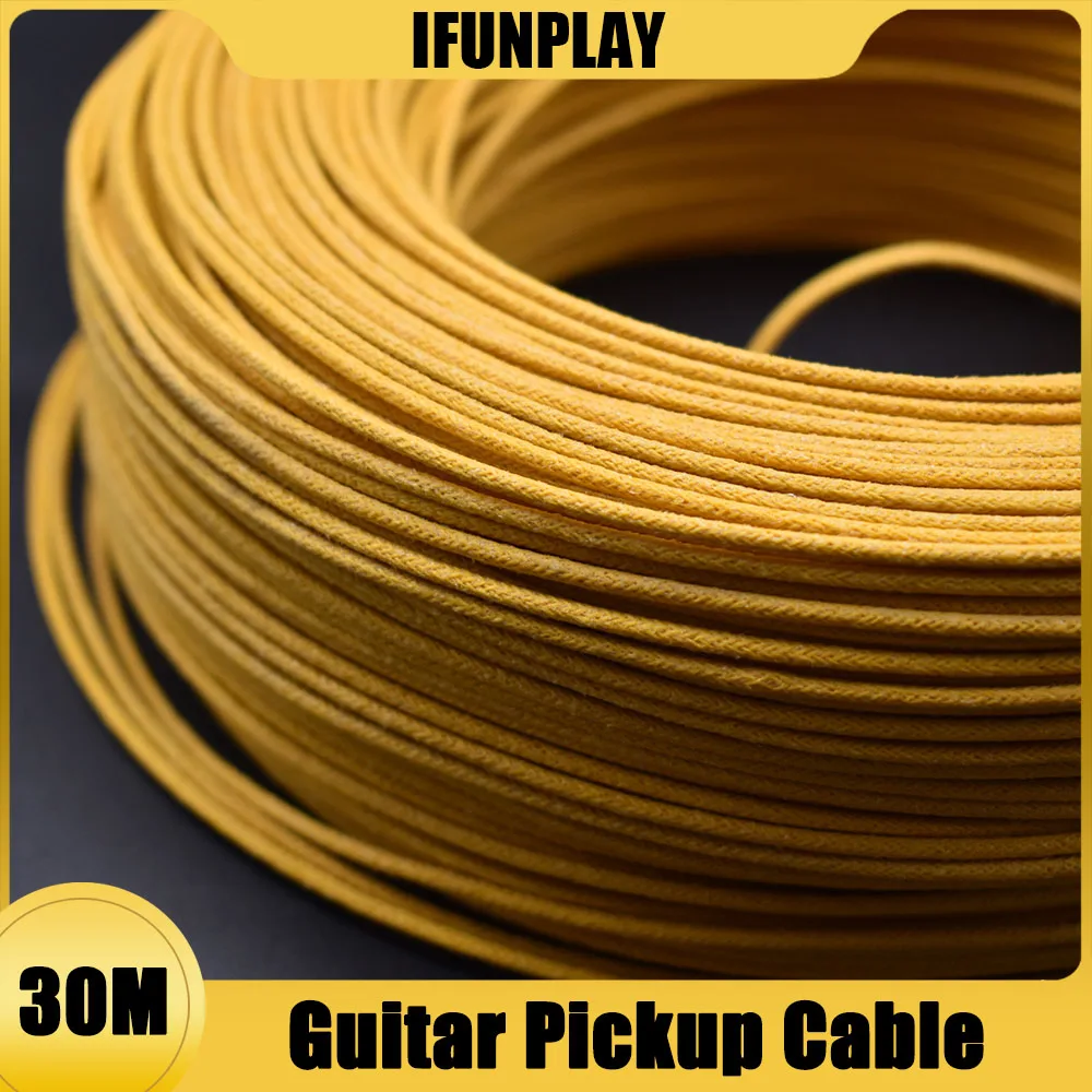 30-Meter-7-strand-Pushback-Vintage-style-Guitar-Pickup-Wire-Cable ...