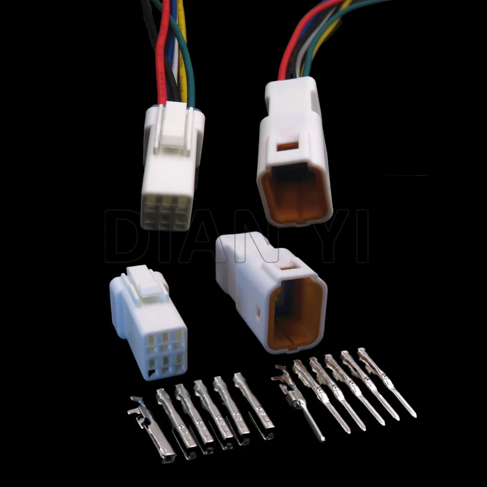 1-Set-6-Way-Car-Small-Power-Electric-Socket-AC-Assembly-06T-JWPF-VSLE-D ...