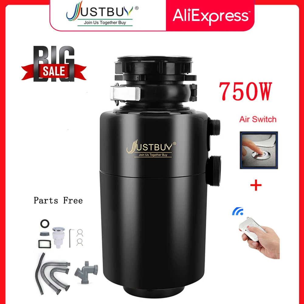 750W Food Waste Disposers Chopper Mixer Blender Kitchen Garbage ...