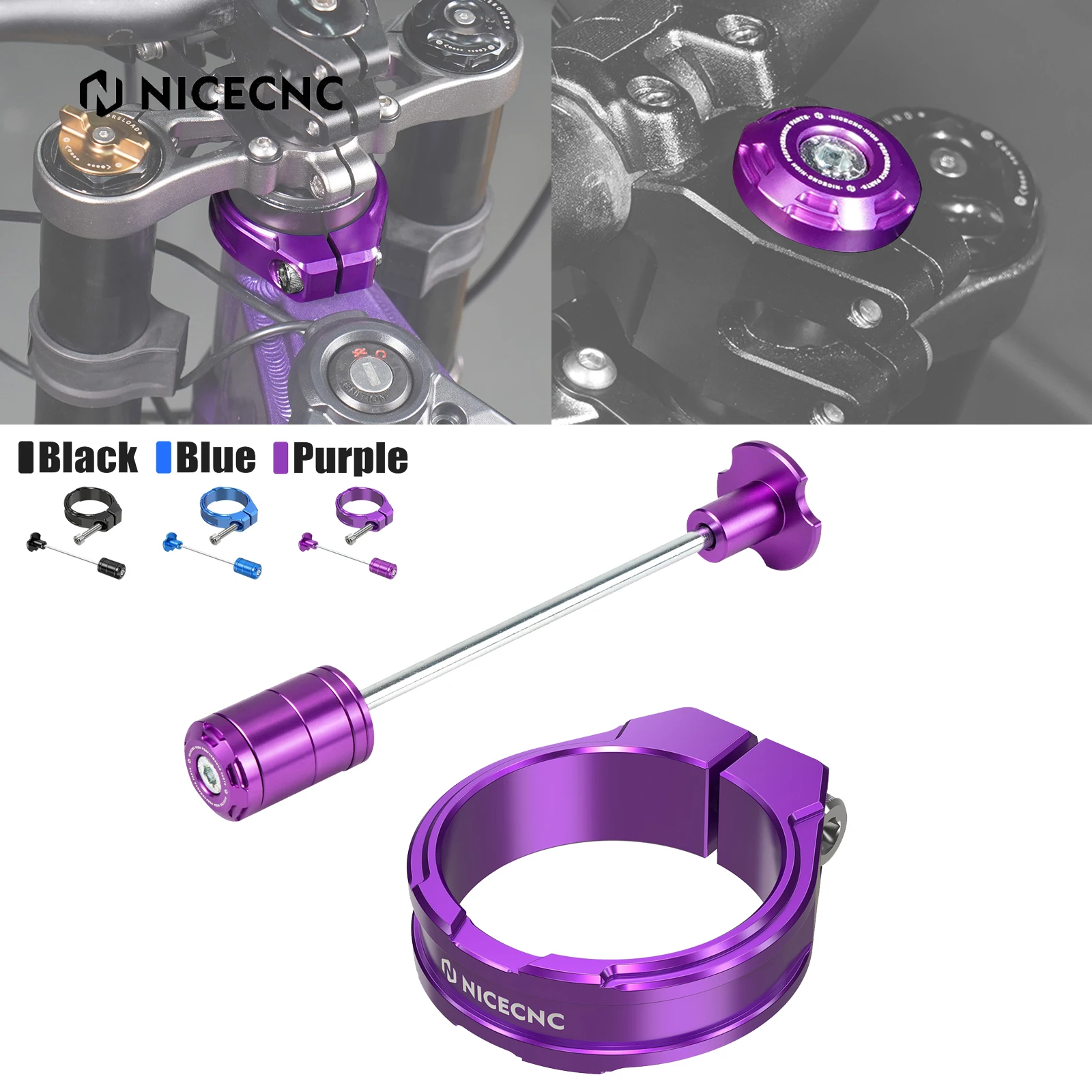 NICECNC For Surron Light Bee X S L1E Front Fork Suspension Core & Head ...