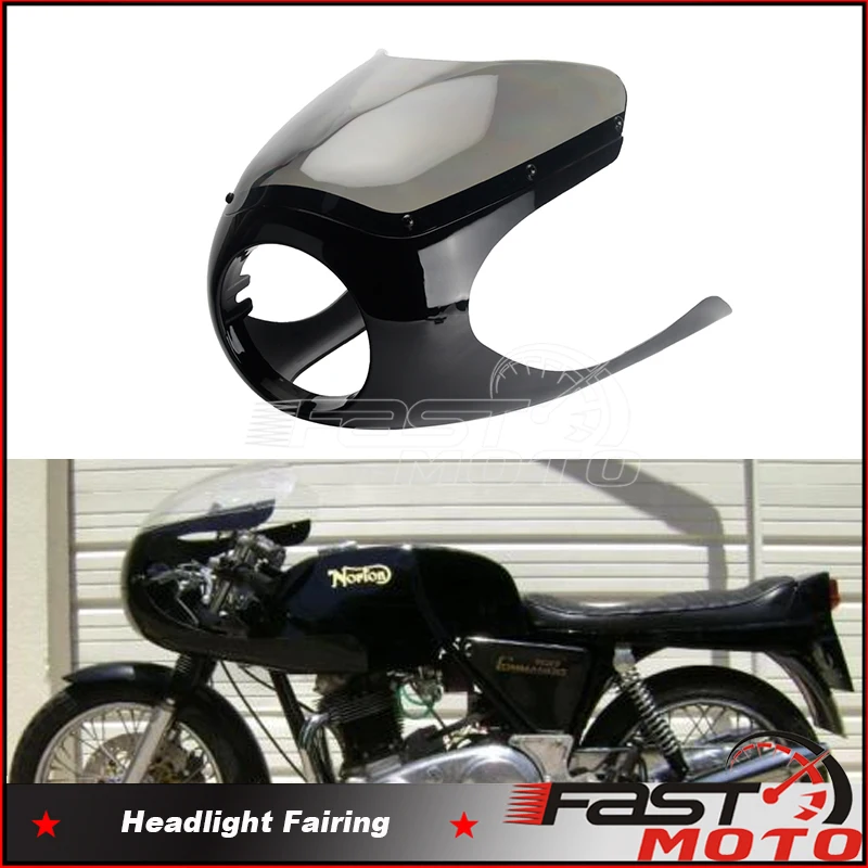 Half Fairing Style For Ducati Moto Guzzi BMW Scrambler Norton Max ...