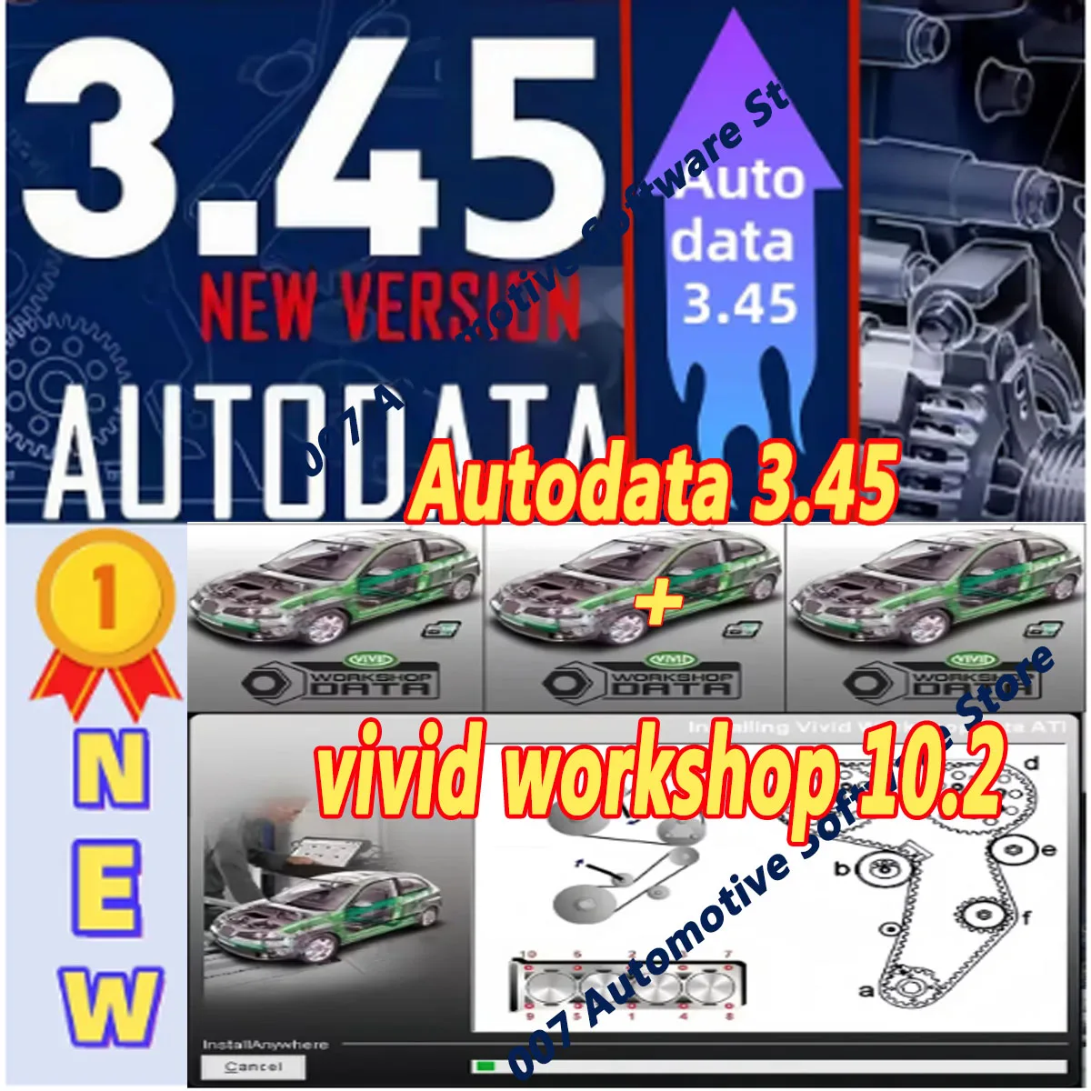 ¡Gran Oferta 2025! Versión más reciente de Autodata 3.45 y Vivid ...