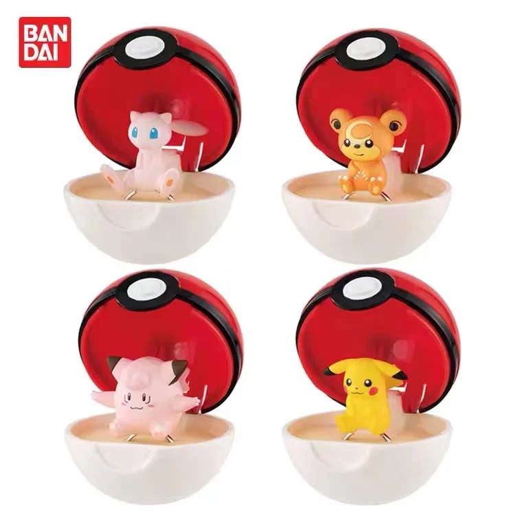 Bandai-Pokemon-Fairy-Ball-Ring-Doll-2-Pickachu-Small-Hand-Office ...