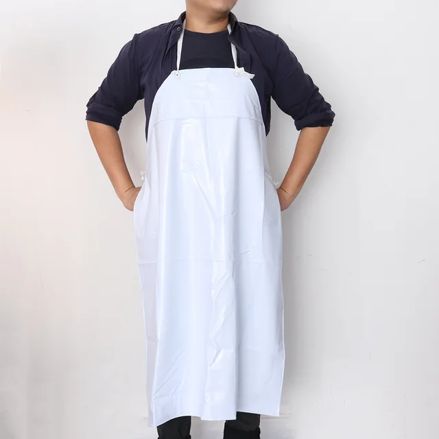 Apron Aprons Workwaterproof Rubber Kitchen Men Dishwashing Vinyl ...