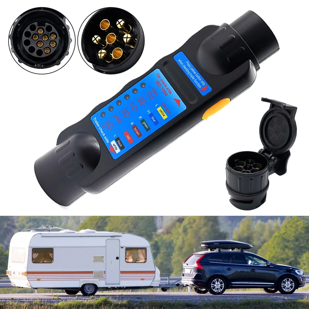 7pin-to-13pin-Trailer-Truck-Tester-Plug-12V-Adapter-RV-Towing-Light ...