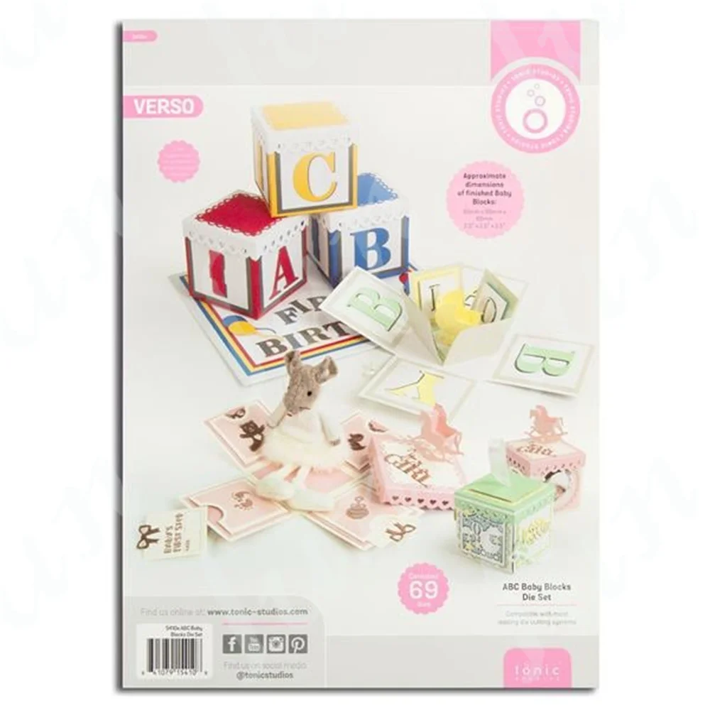 Metal Cutting Dies Mold Abc Baby Blocks Box Die Set Craft Decoration ...