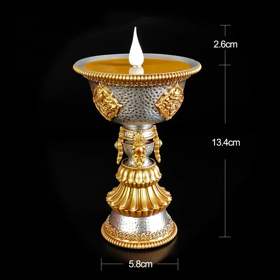 Tibetan Simulated Electronic Butter Lamp Usb-powered Smokeless and ...