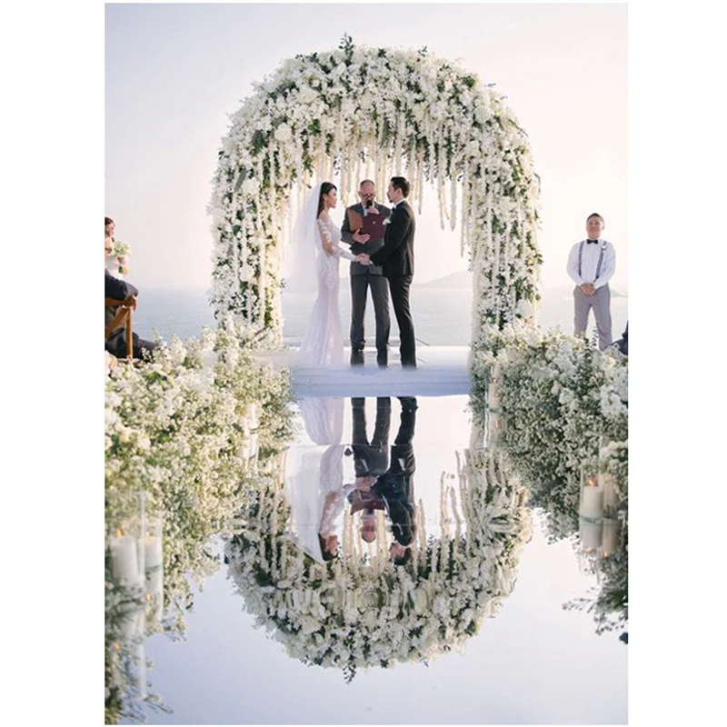 Walk-Way-Runner-Rug-White-Mirror-Carpet-Wedding-Glitter-Reflective ...