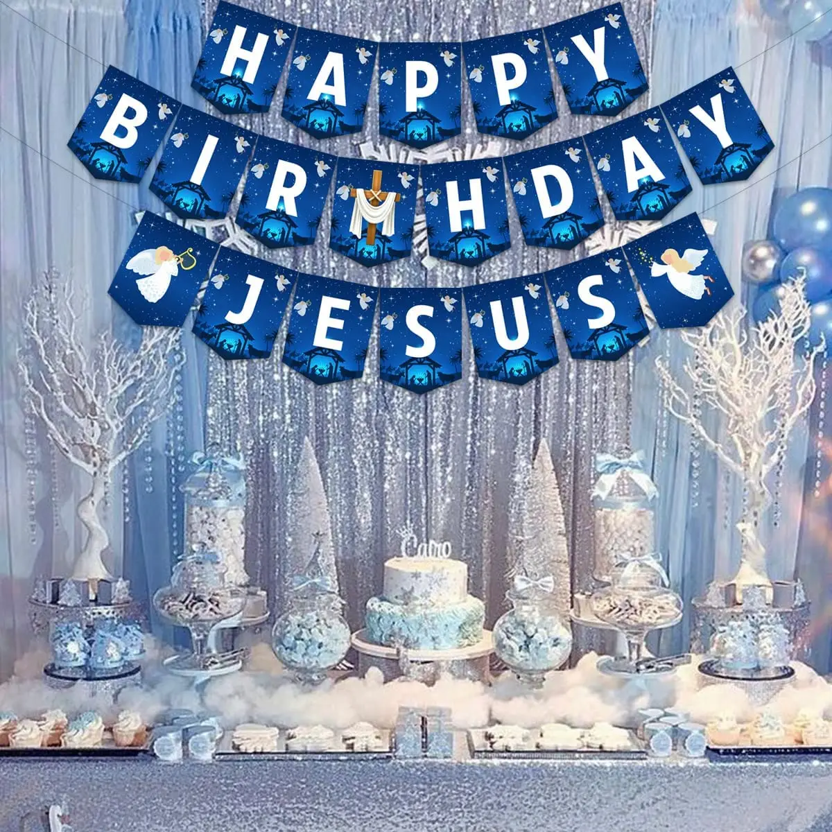 Happy Birthday Jesus Banner
