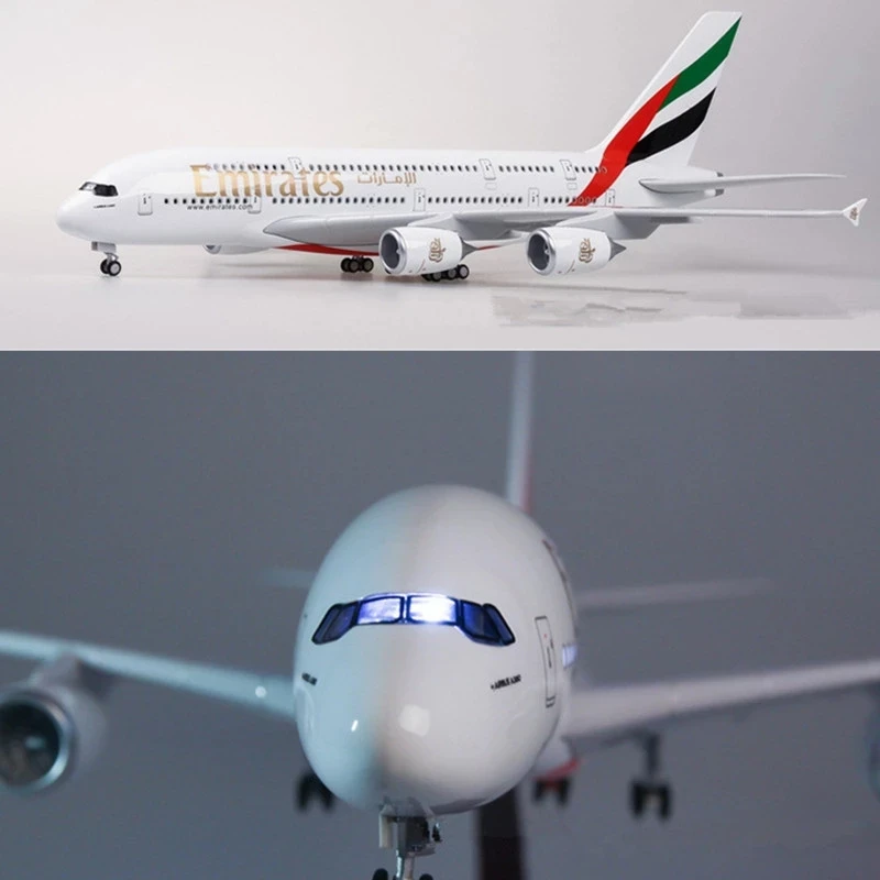 1-160-Scale-Large-Model-Airplane-Airbus-A380-Air-UAE-Plane-Model ...