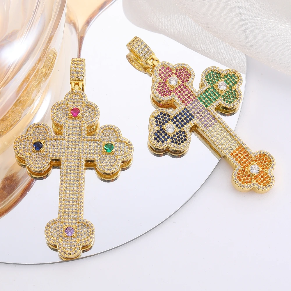 Juya-18K-Real-Gold-Plated-Religious-Talisman-Jewelry-Handmade-Cubic ...