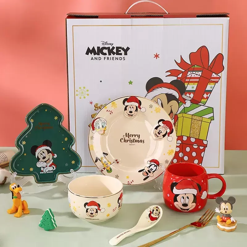 Disney-Ceramic-Tableware-Single-Person-Food-Gift-Box-Set-Cartoon-Rice ...