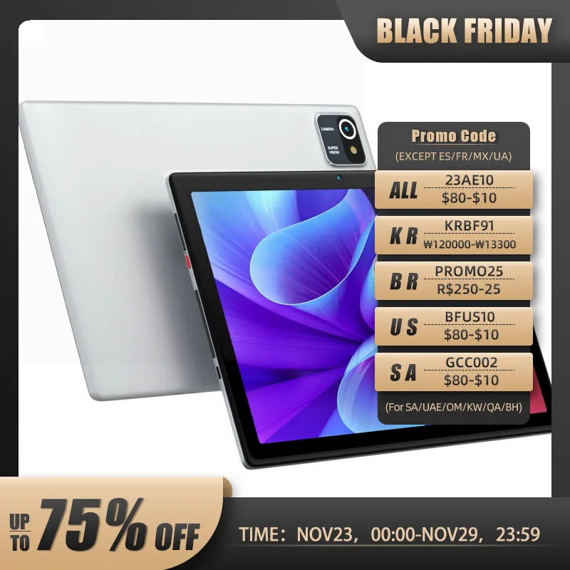 Tablet-10-1-Inch-Android-12-Tabletten-2GB-RAM-64GB-ROM-5000mAh-batterij ...