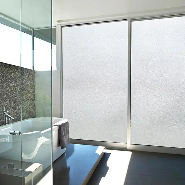 1/2M Matte Window Film Privacy UV Protection Stained Vinyl for Glass ...