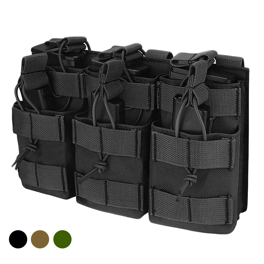 Tactical Molle Pouch Triple Magazine Pouch Double Layer Mag Pouches