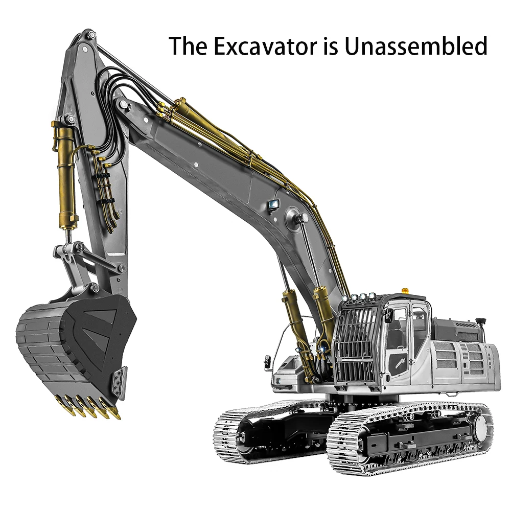 New-Toys-LESU-SK500L-RC-Hydraulic-Excavator-1-14-Metal-Remote-Control ...