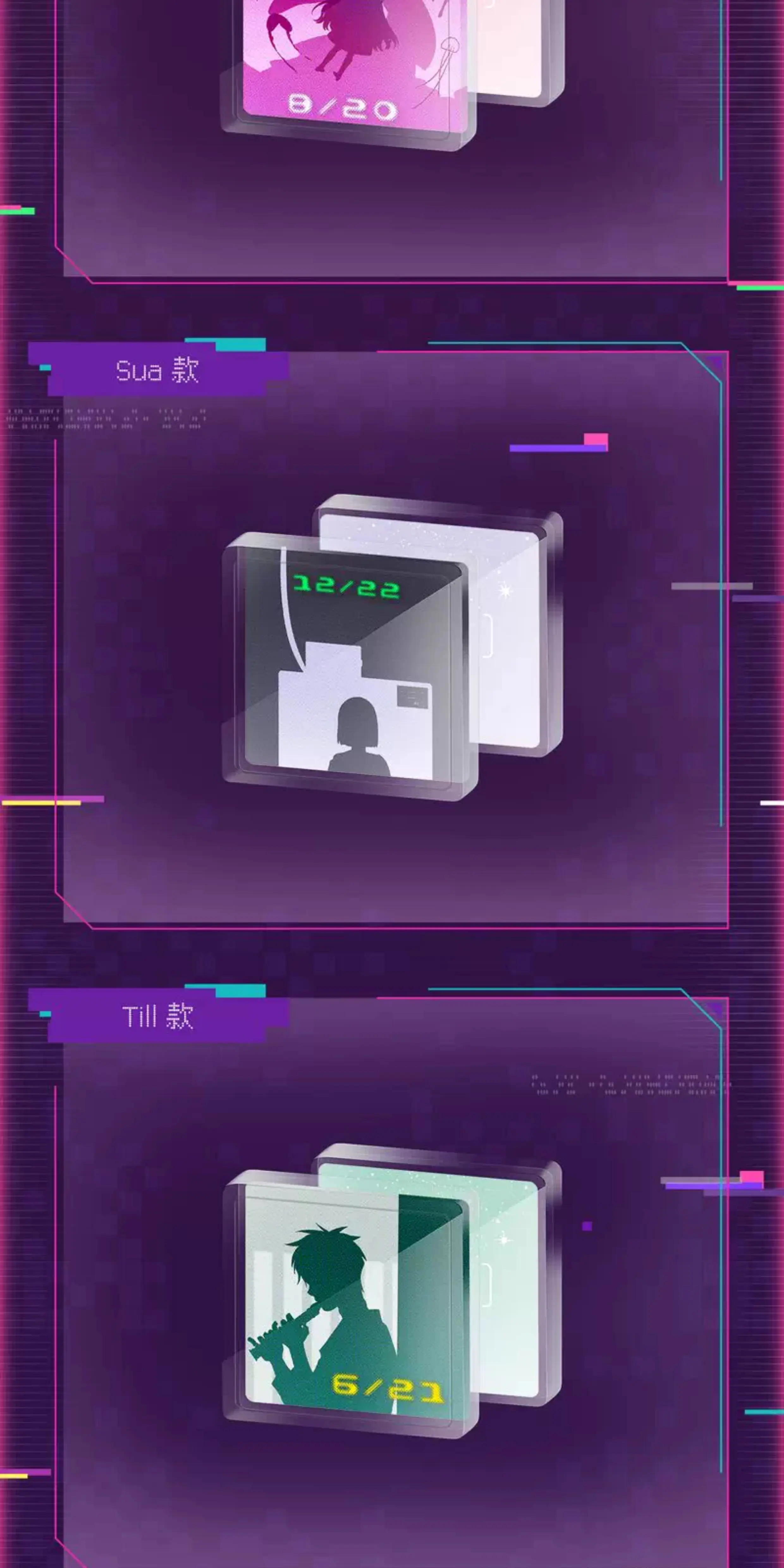 Фигурки KUXM Alien Stage Till Ivan мини акриловые | AliExpress