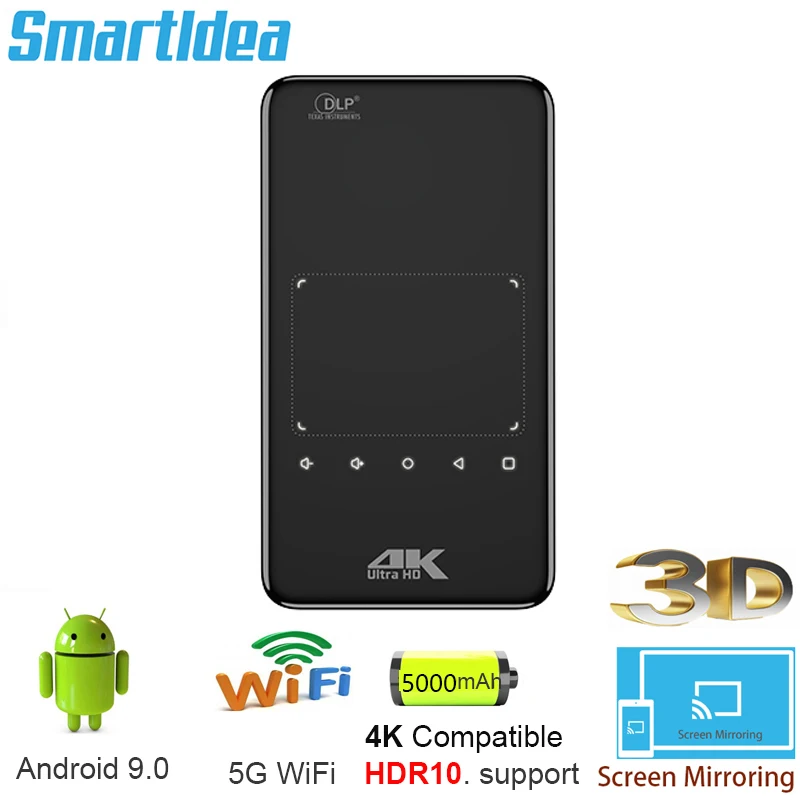 Smartldea-S90-Mini-Portable-Pico-Smart-Android-Wifi-Screenless-lAsEr ...