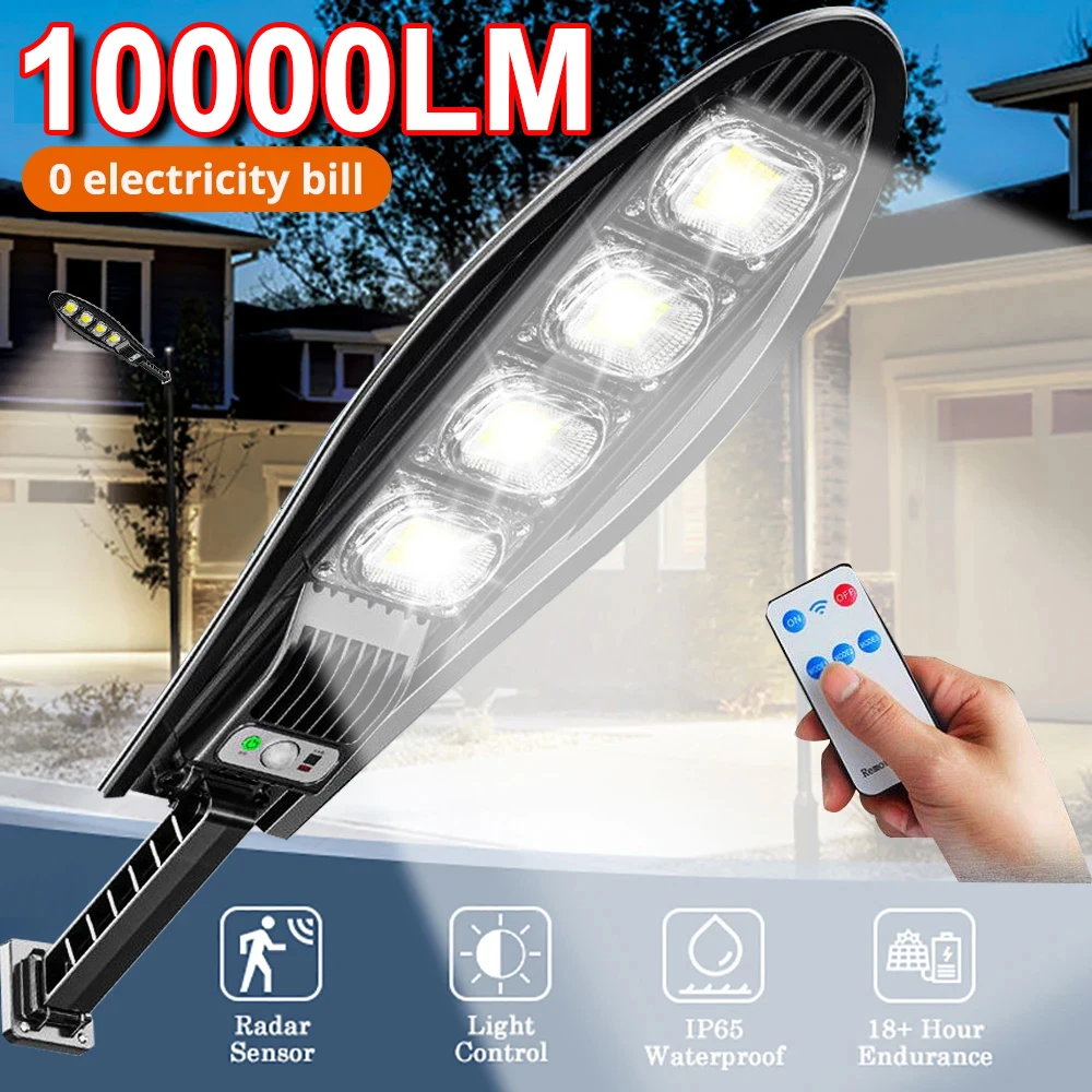 10000LM-LED-Solar-Lights-Outdoor-Garden-Street-Light-With-Motion-Sensor ...