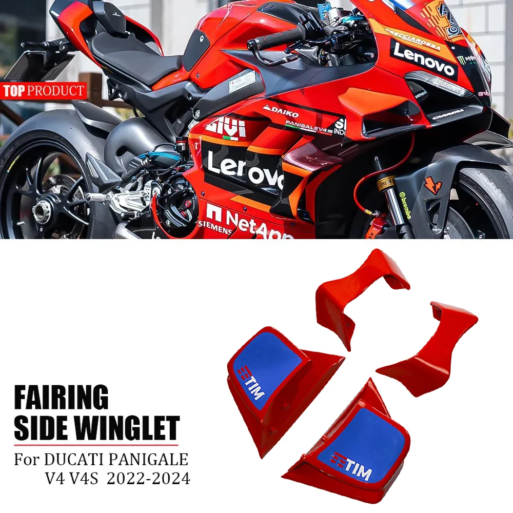 For-Ducati-Panigale-V4-V4S-V4R-SP-2022-2023-2024-Fixed-Wing-Kit ...